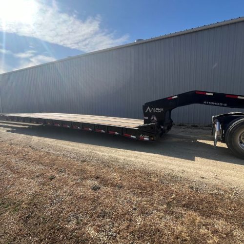 Alpha HD Trailers | A110HDG-E Double Drop Drop Extendable Trailer