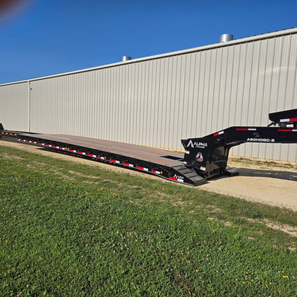 Alpha HD Trailers | A80HDGC-E Double Drop Drop Extendable Trailer